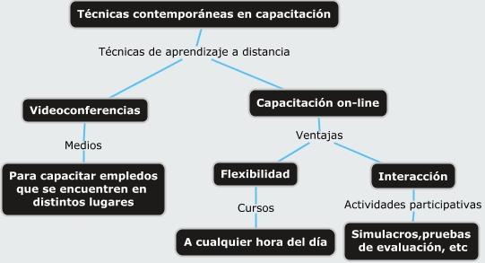 2.2.4.2 Técnicas contemporáneas en capacitación